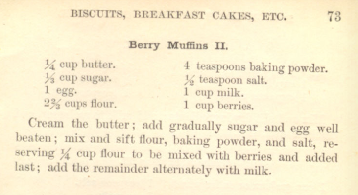 Berry Muffins – History in the Making