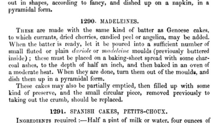 Madeleines – History in the Making