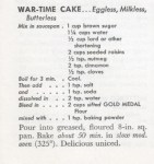 War-time Cake – History in the Making